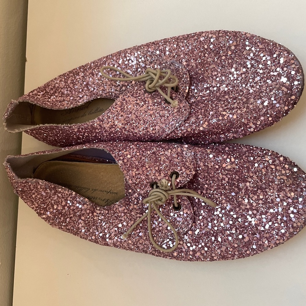 Pink Glitter Ballerina Flats Limited Edition - Gem